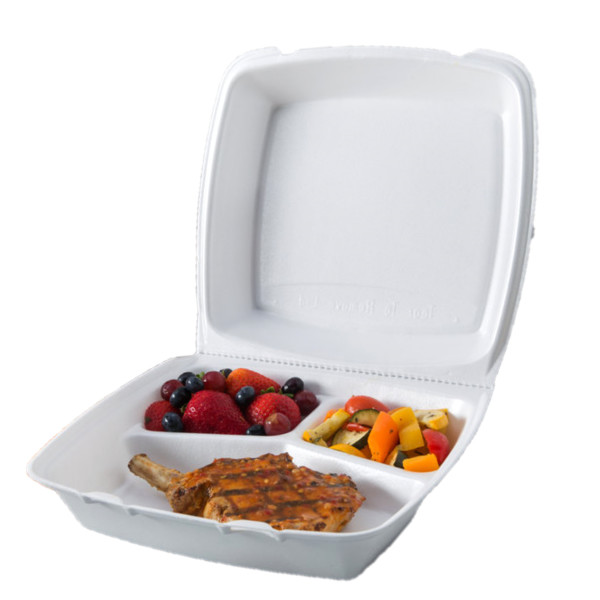 Eco-Degradable 9-inch PLA Take out Food Box Clamshell Container for ...