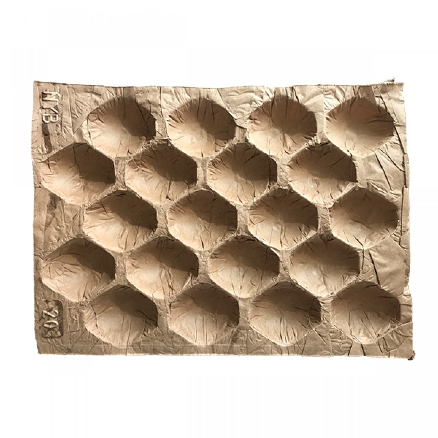 Biodegradable Kraft Pulp Paper Alveoles Inserts for Round Fruit ...